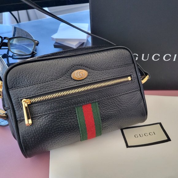 Gucci | Bags | Gucci Black Ophidia Crossbody | Poshmark